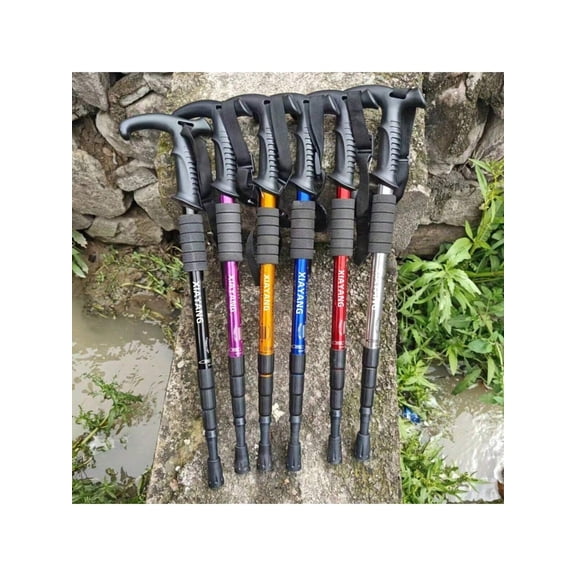 IC ICLOVER 2 Pack Lightweight Walking Sticks Quick Lock Trekking Poles ...