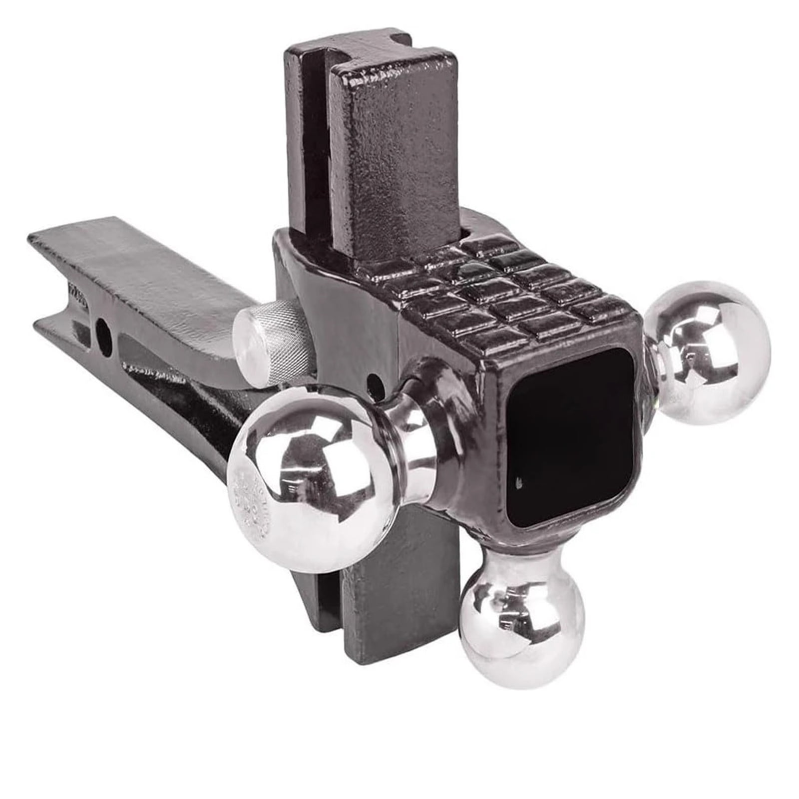 Adjustable Tri-Ball Trailer Hitch Ball Mount (1-7/8 Inch, 2 Inch, 2-5/ ...