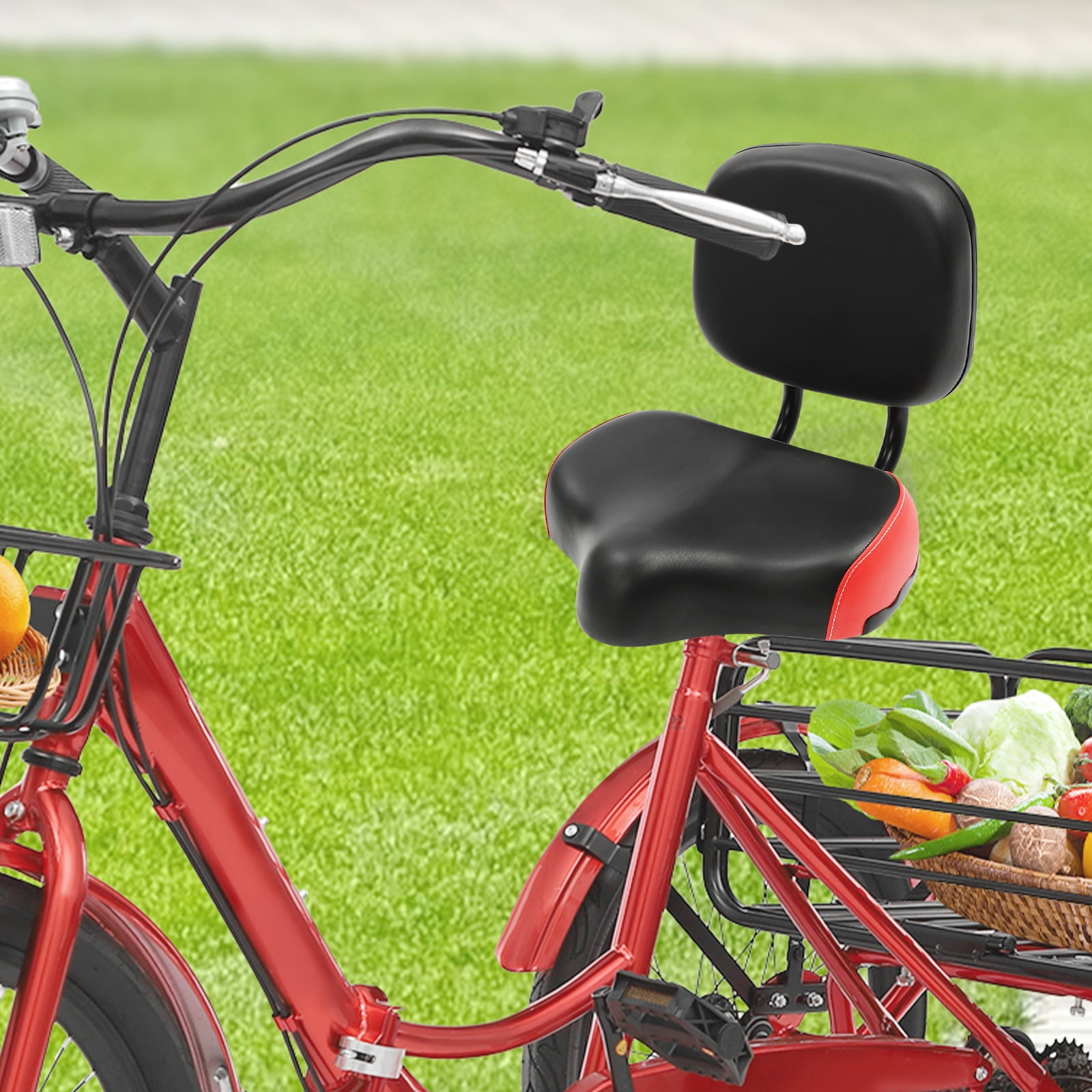 Adjustable Tricycle Seat with Backrest – Comfortable PU Cushion Saddle ...