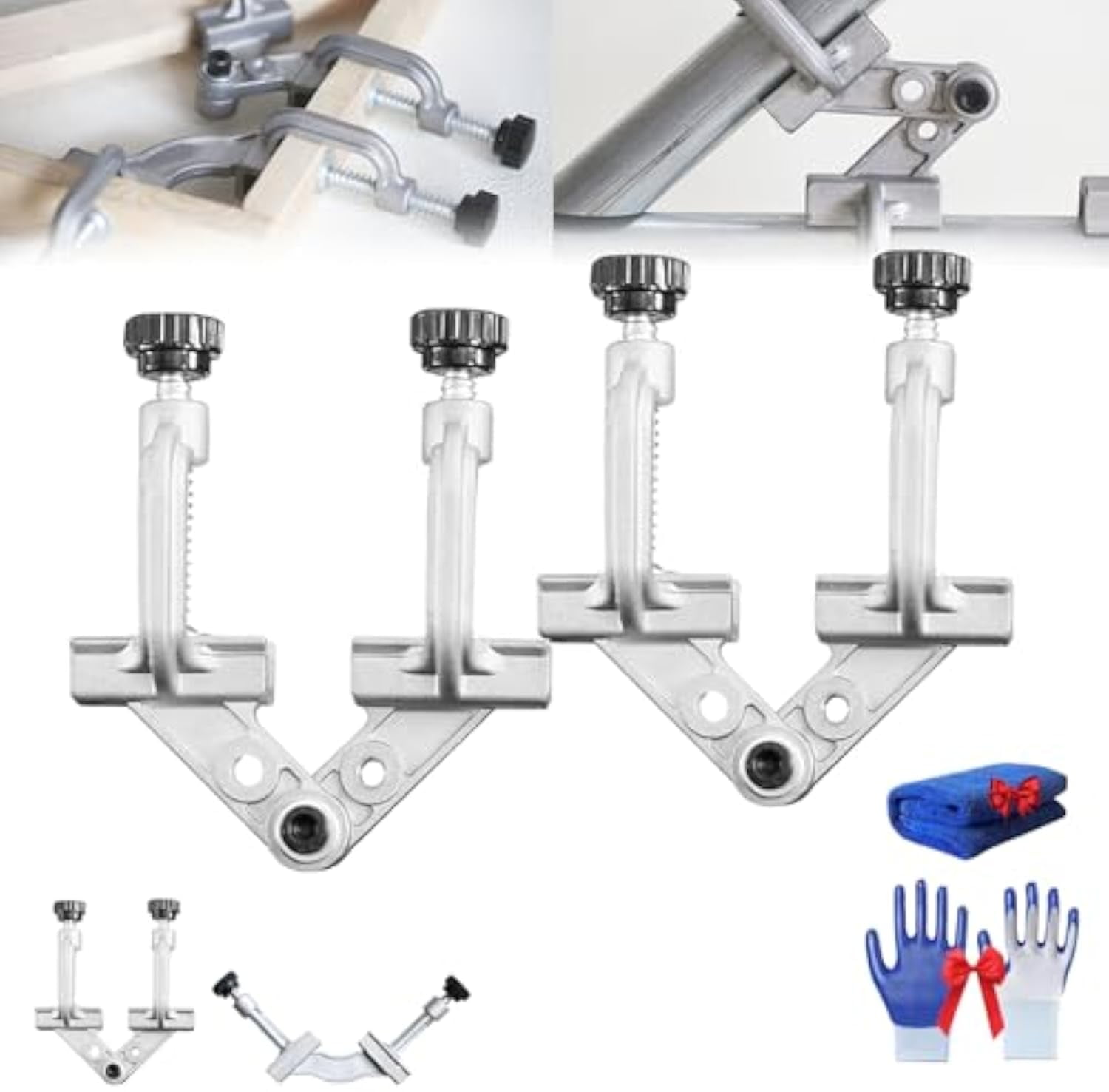 Adjustable Tube Clamp for Welding and Woodworking, 10-180° Adjustable ...