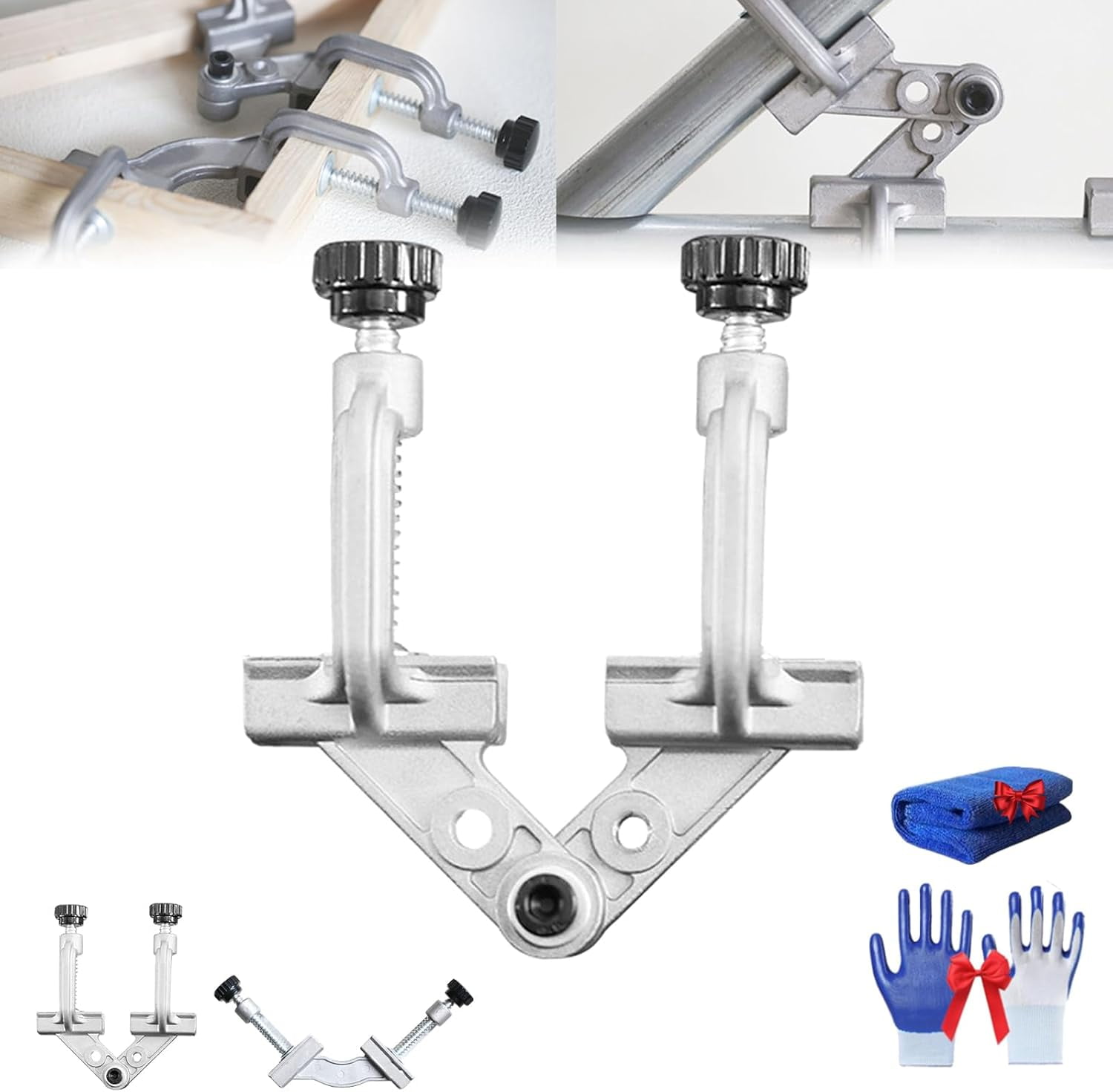 Adjustable Tube Clamp for Welding and Woodworking, 10-180° Adjustable ...