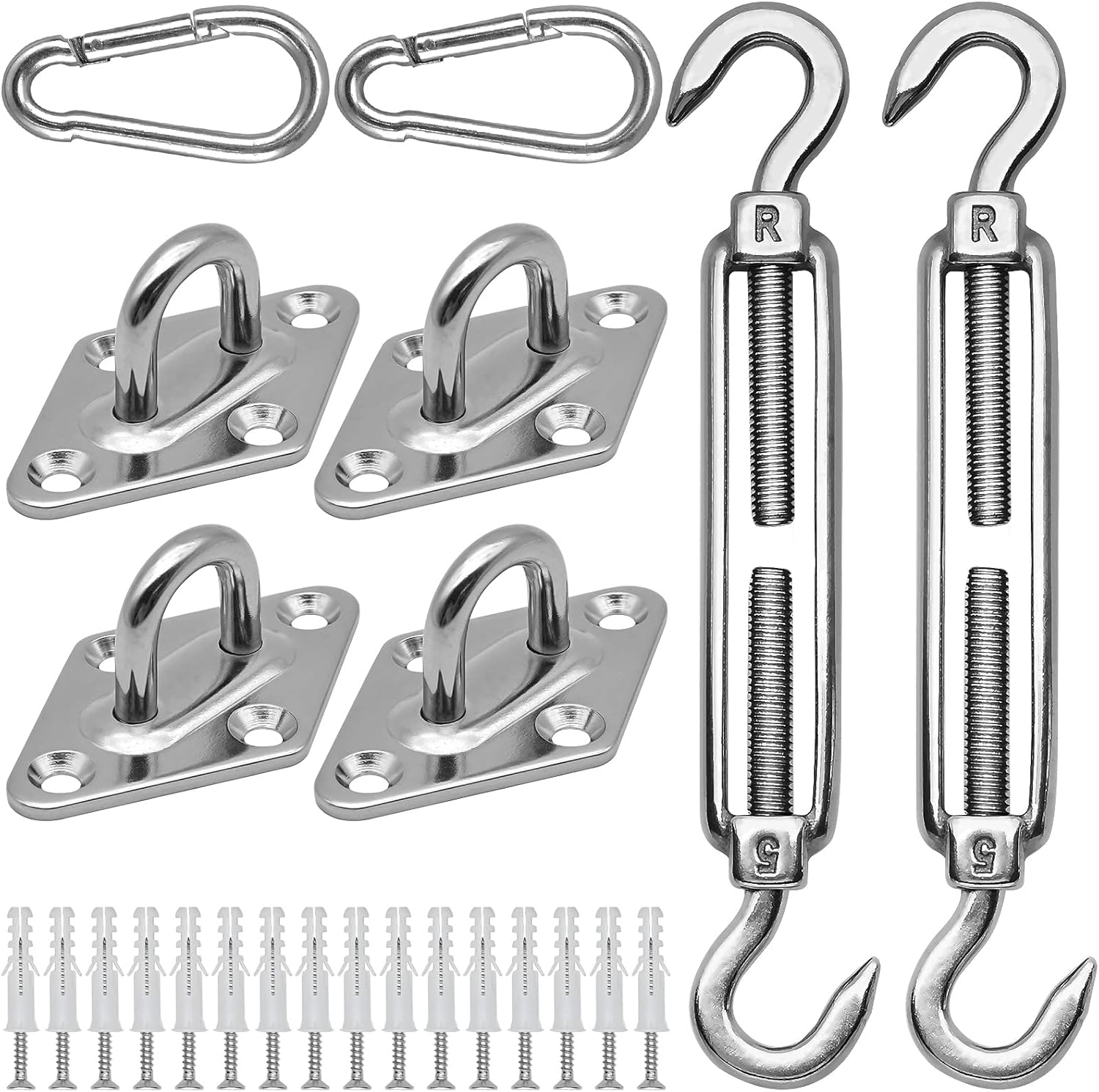 Adjustable Turnbuckle Kit, Outdoor Shade Installation Accessories ...