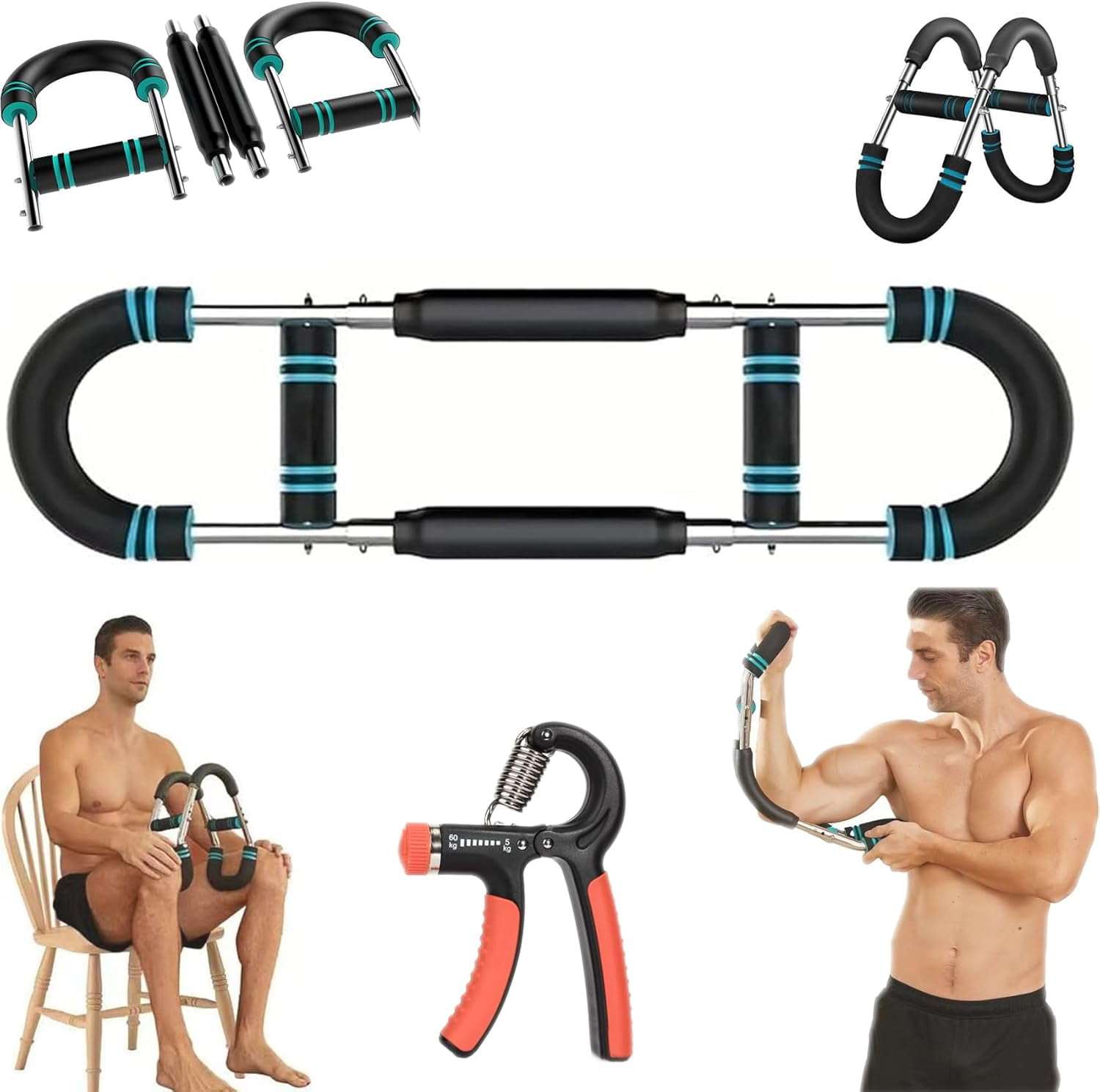 Adjustable Twister Arm Trainer, Chest Expander Workout Equipment ...
