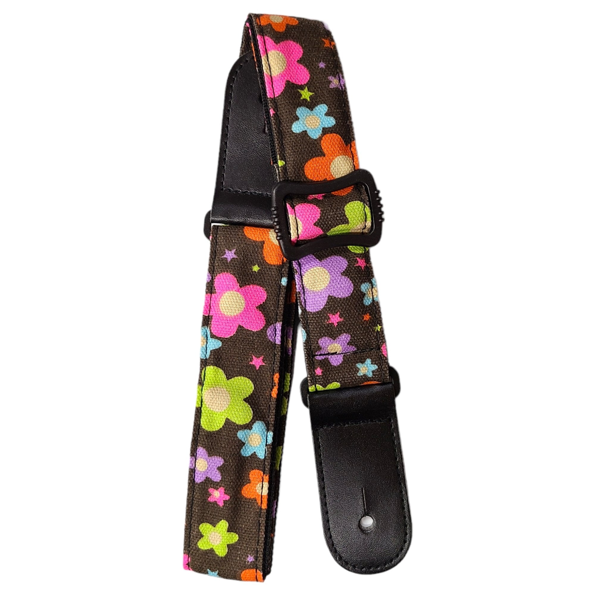 Adjustable Ukulele Strap Shoulder Belt Denim Hawaii Style Flowers Soft ...