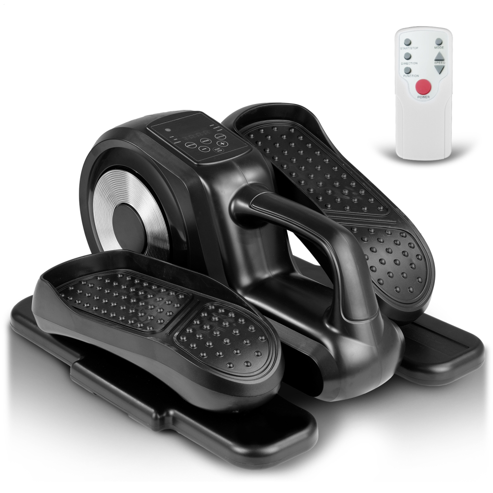 Adjustable Under-Desk Leg Exerciser - Quiet Elliptical Trainer with LED ...