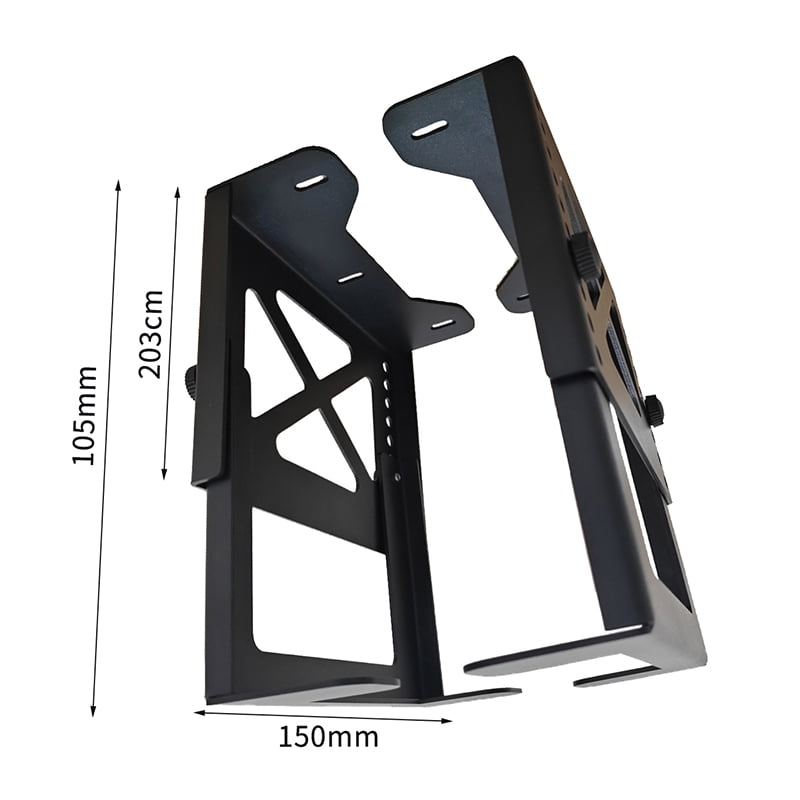 Adjustable Under Table Protective Holder Computer Stand Bracket For ...