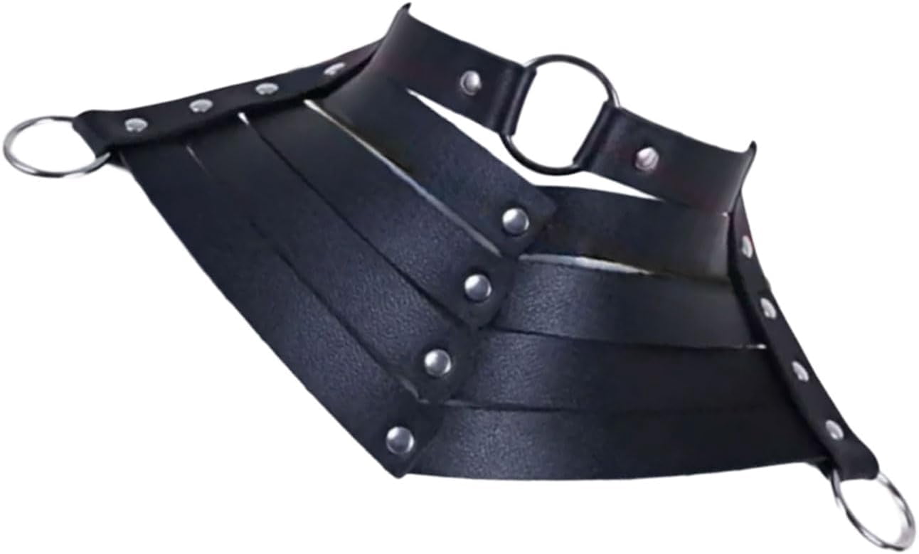 Adjustable Unisex Faux Leather Necklace Gothic Punk Necklace Faux ...