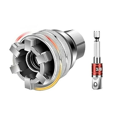 Q&Q BASICS Universal Socket Wrench Set with Power Drill Adapter Multi ...