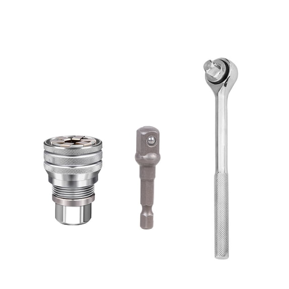 Adjustable Universally Socket Wrench, Manual Socket Wrench for 3/8 ...