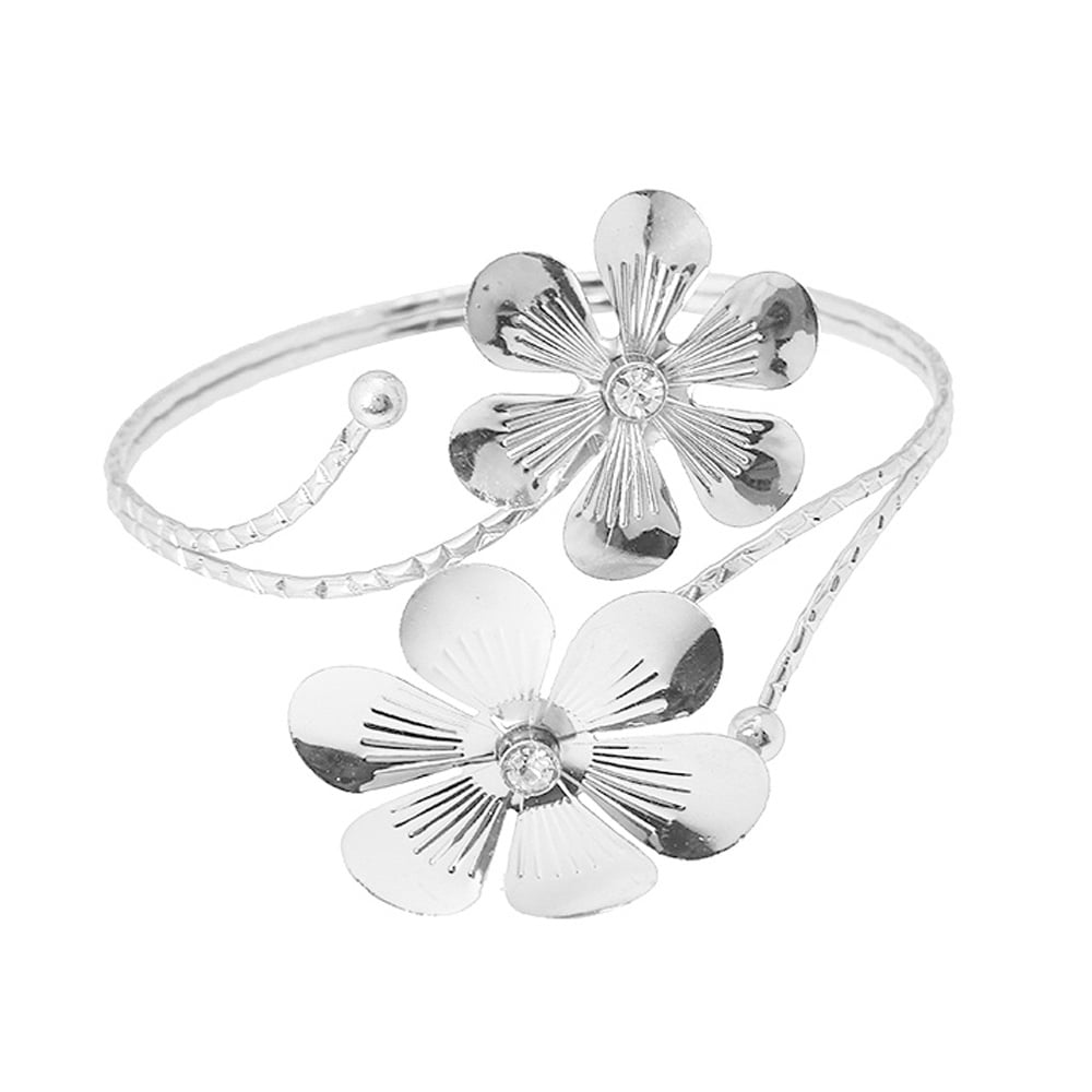 Adjustable Upper Arm Jewelry Cuff Bracelet Armlet Armband Bangle, Metal ...