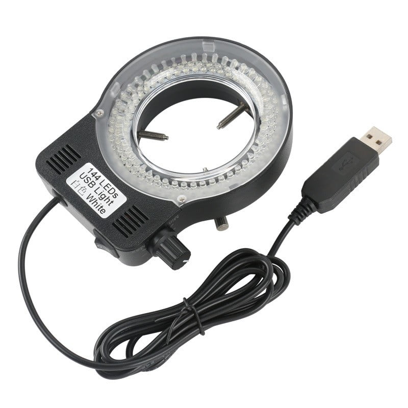 Adjustable Usb 72 144 Led Ring Light Microscope Camera Illuminator ...