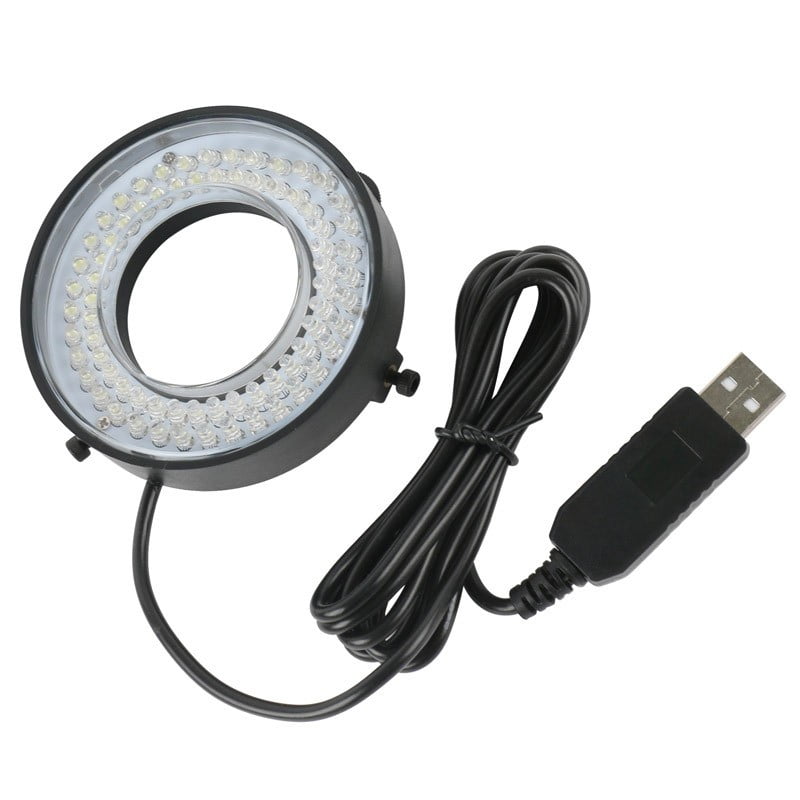 Adjustable Usb 72 144 Led Ring Light Microscope Camera Illuminator ...