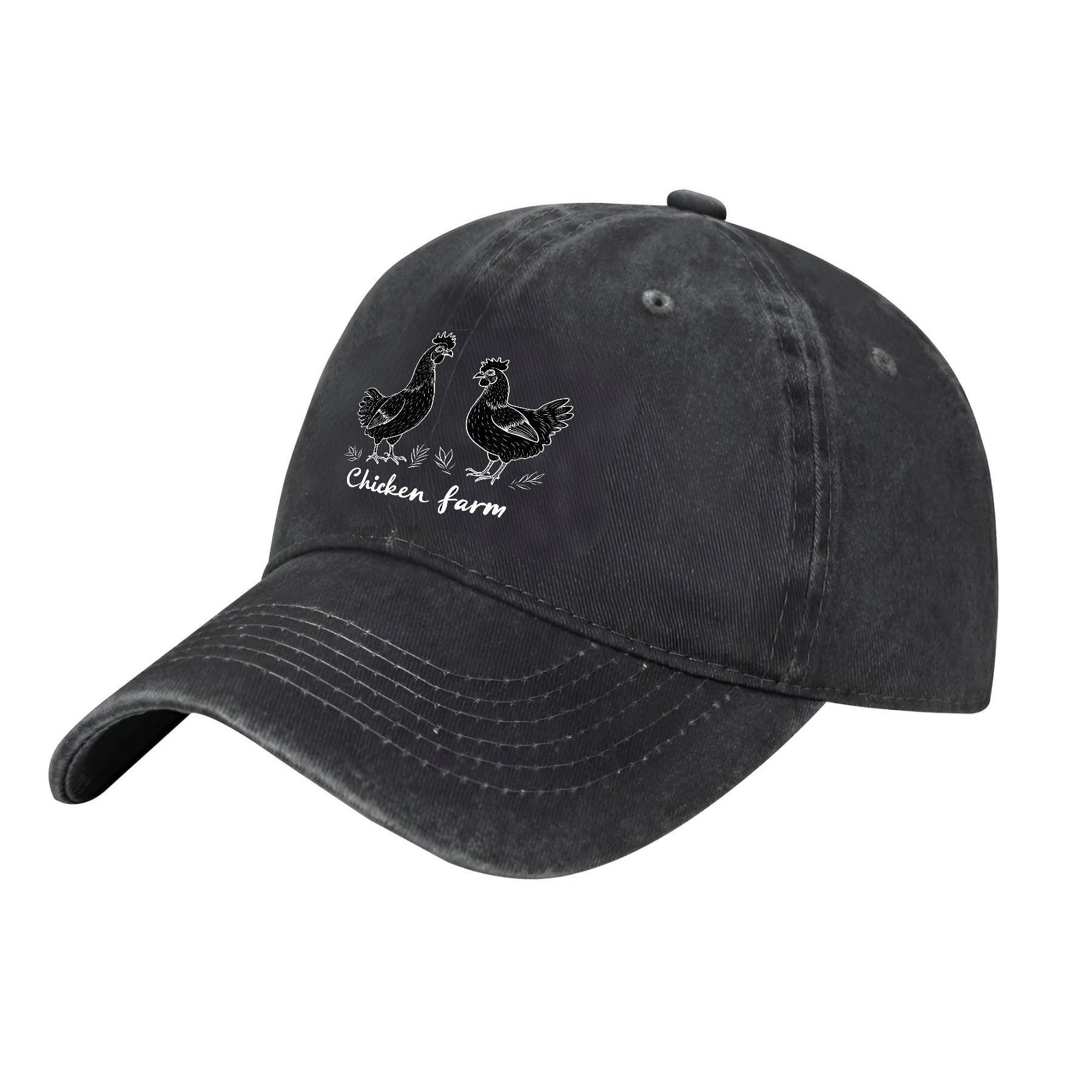 Adjustable Vintage Cotton Washed Distressed Baseball Cap - Black ...