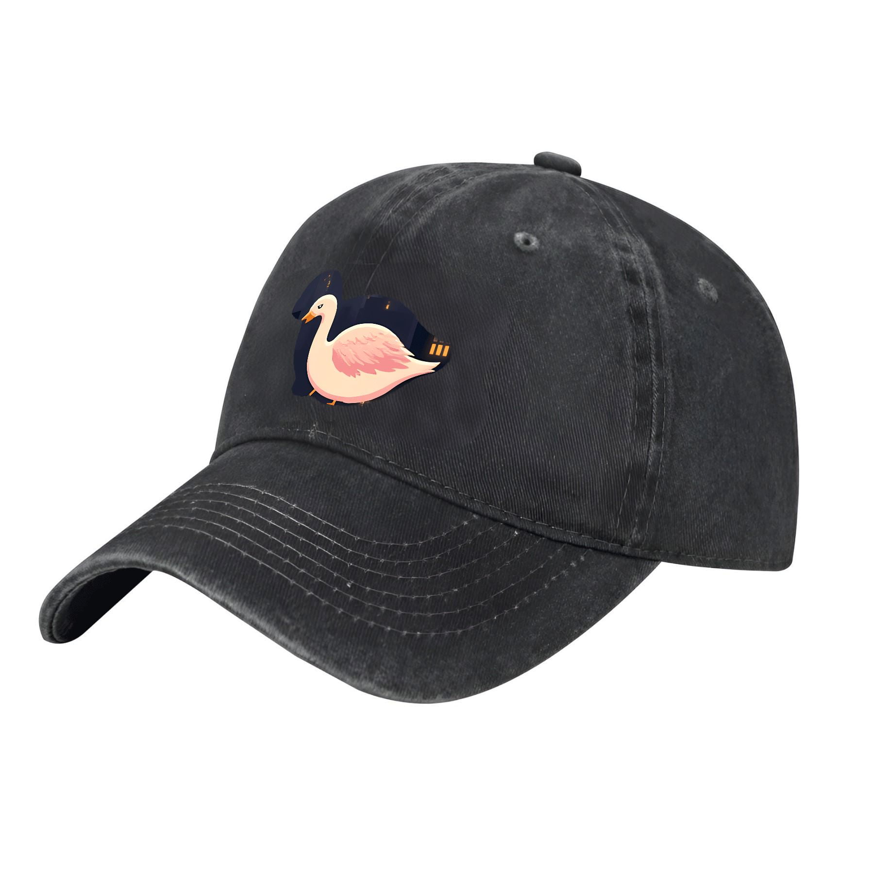 Adjustable Vintage Cotton Washed Distressed Baseball Cap - Cartoon Pink ...