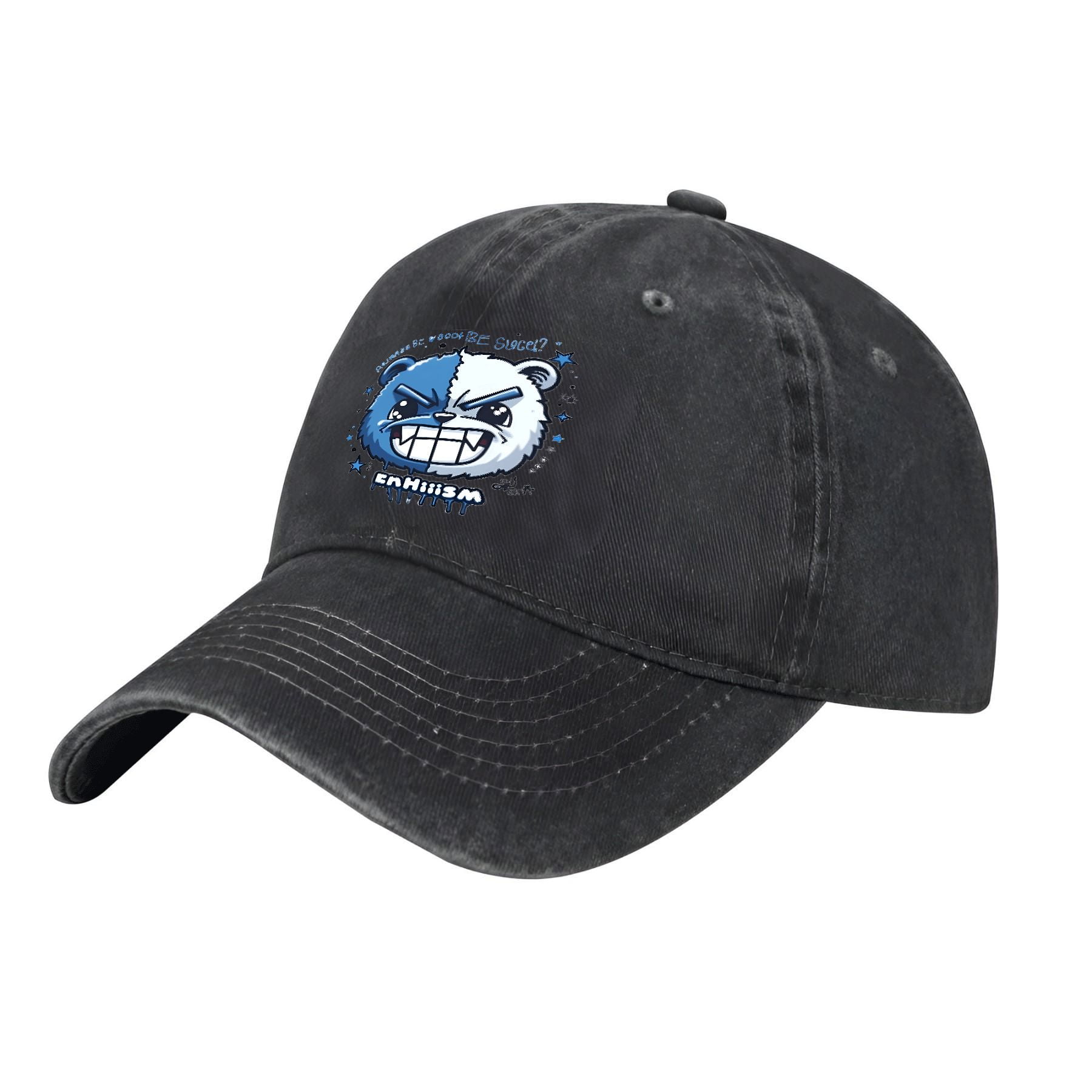 Adjustable Vintage Cotton Washed Distressed Baseball Cap - Cartoon ...