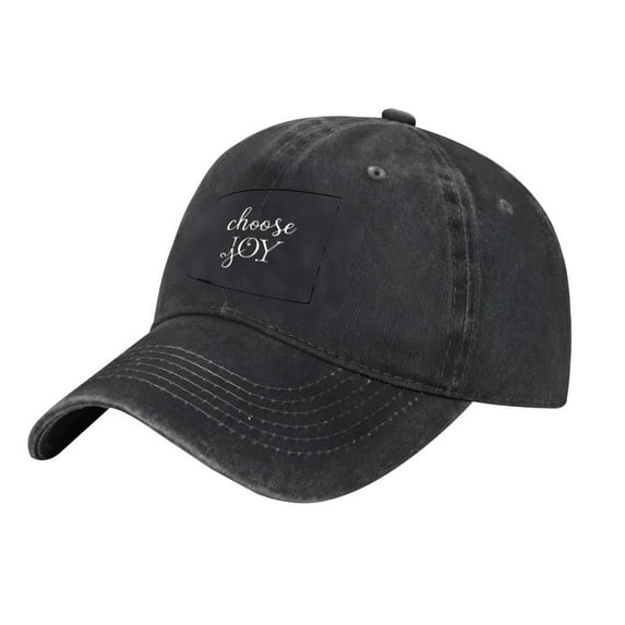 Adjustable Vintage Cotton Washed Distressed Baseball Cap - ' Choose Joy ...