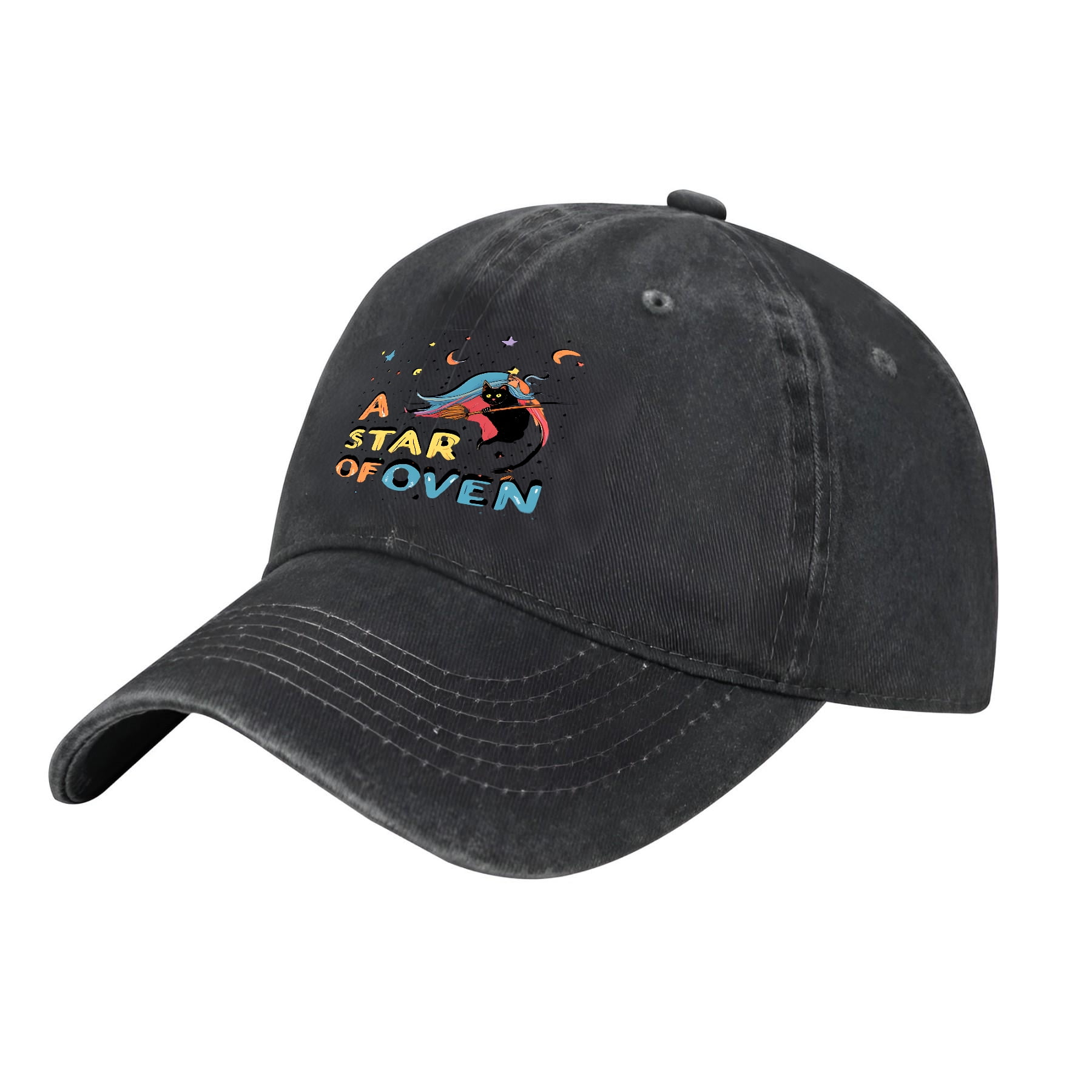 Adjustable Vintage Cotton Washed Distressed Baseball Cap - Colorful ...