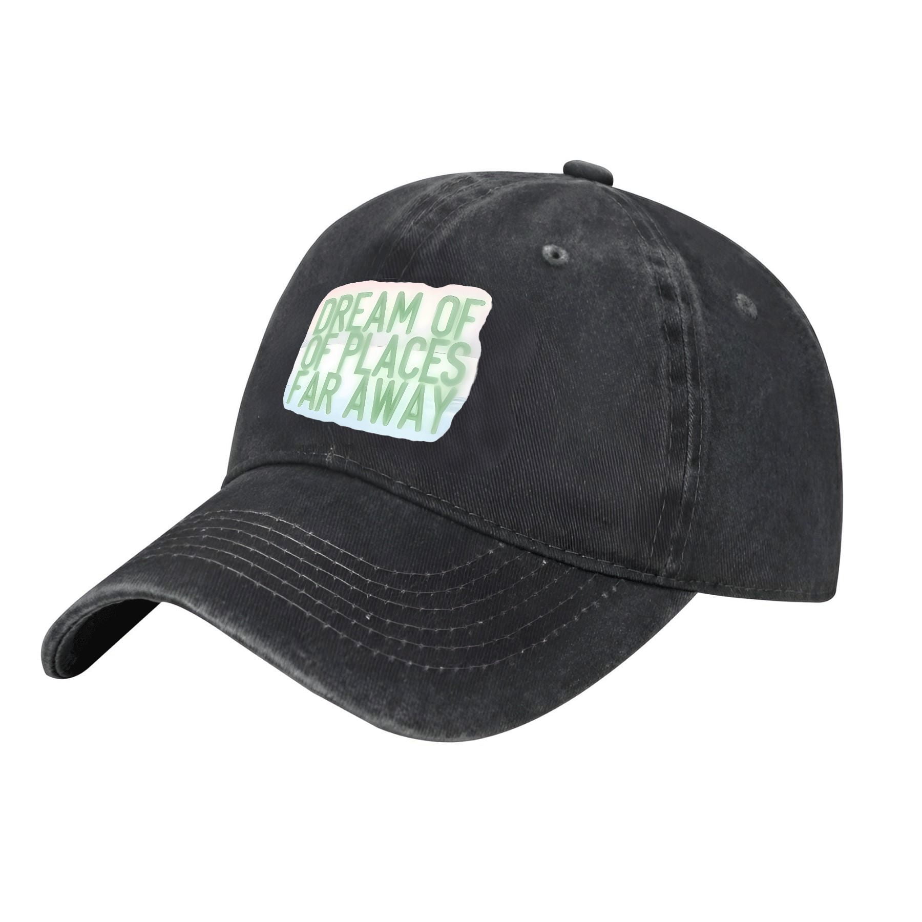 Adjustable Vintage Cotton Washed Distressed Baseball Cap - ' DREAM OF ...