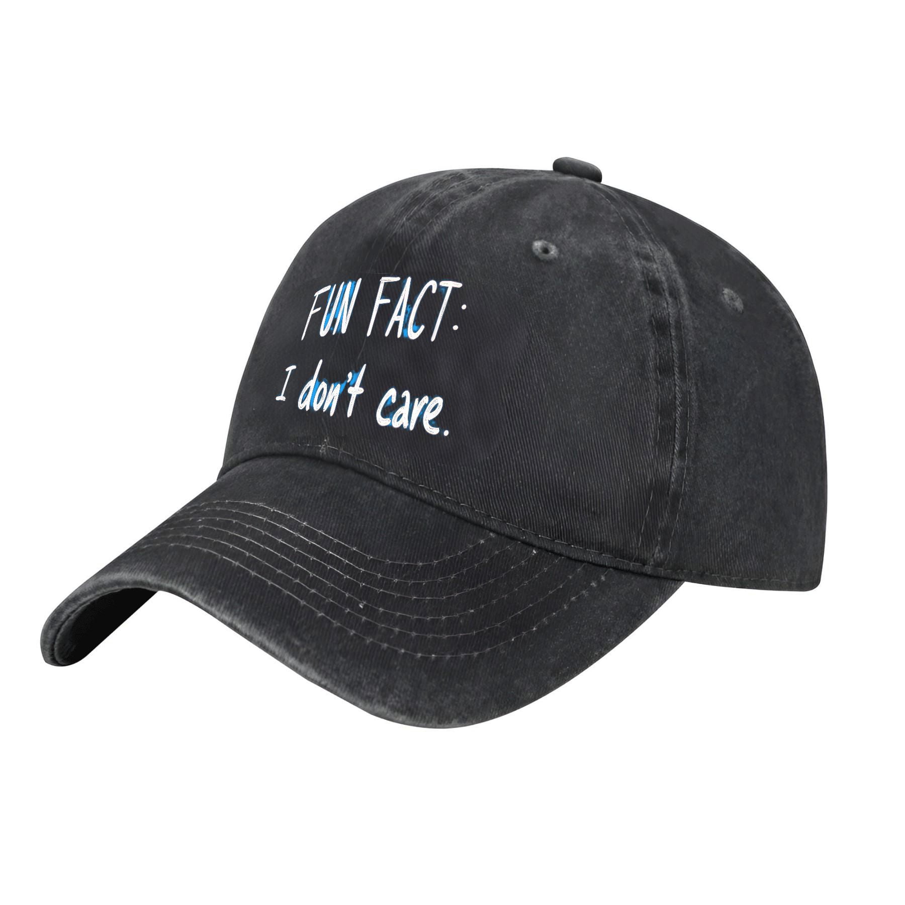 Adjustable Vintage Cotton Washed Distressed Baseball Cap - Fun Fact: I ...