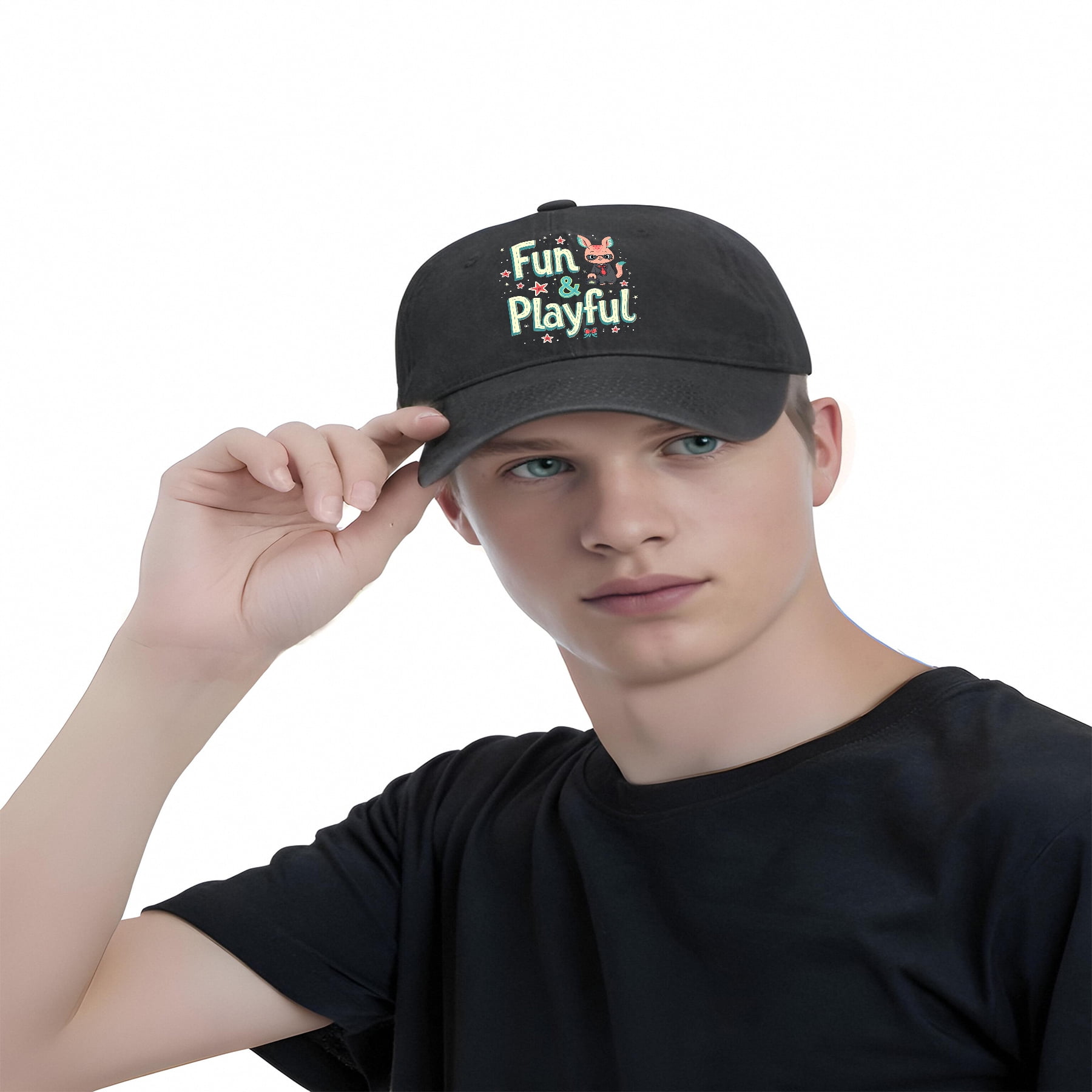 Adjustable Vintage Cotton Washed Distressed Baseball Cap - Fun ...