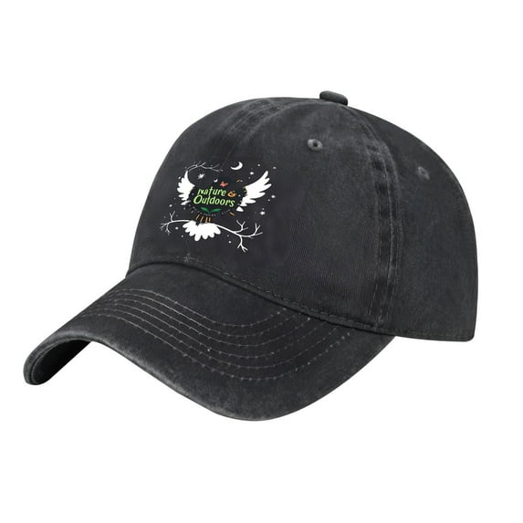 Adjustable Vintage Cotton Washed Distressed Baseball Cap - Nature ...