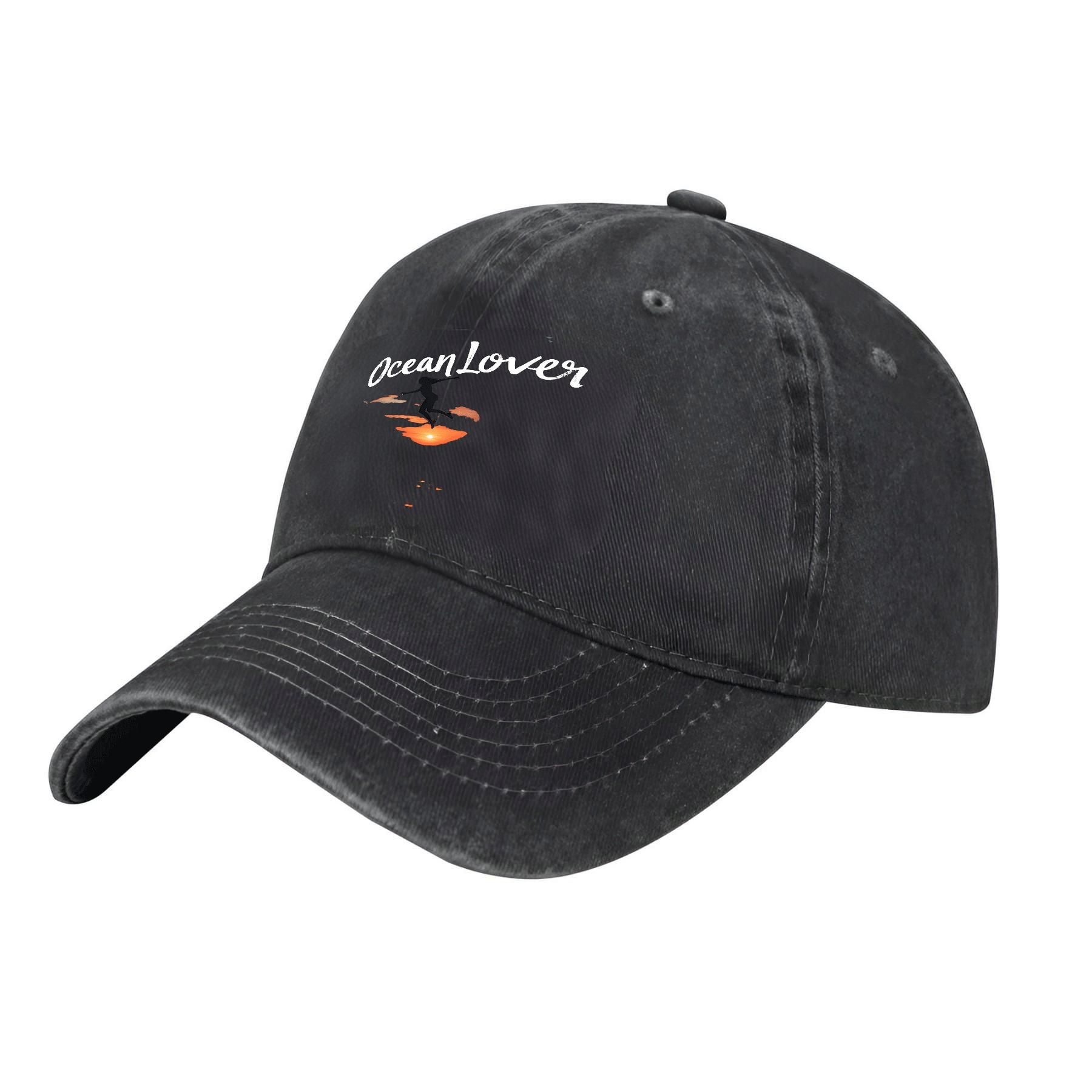 Adjustable Vintage Cotton Washed Distressed Baseball Cap - Ocean Lover ...