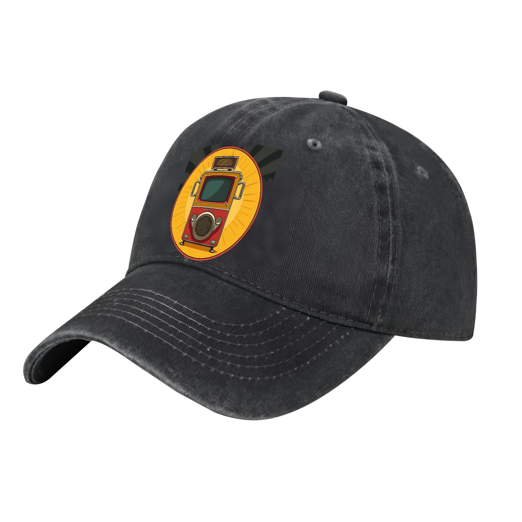 Adjustable Vintage Cotton Washed Distressed Baseball Cap - Stylish ...