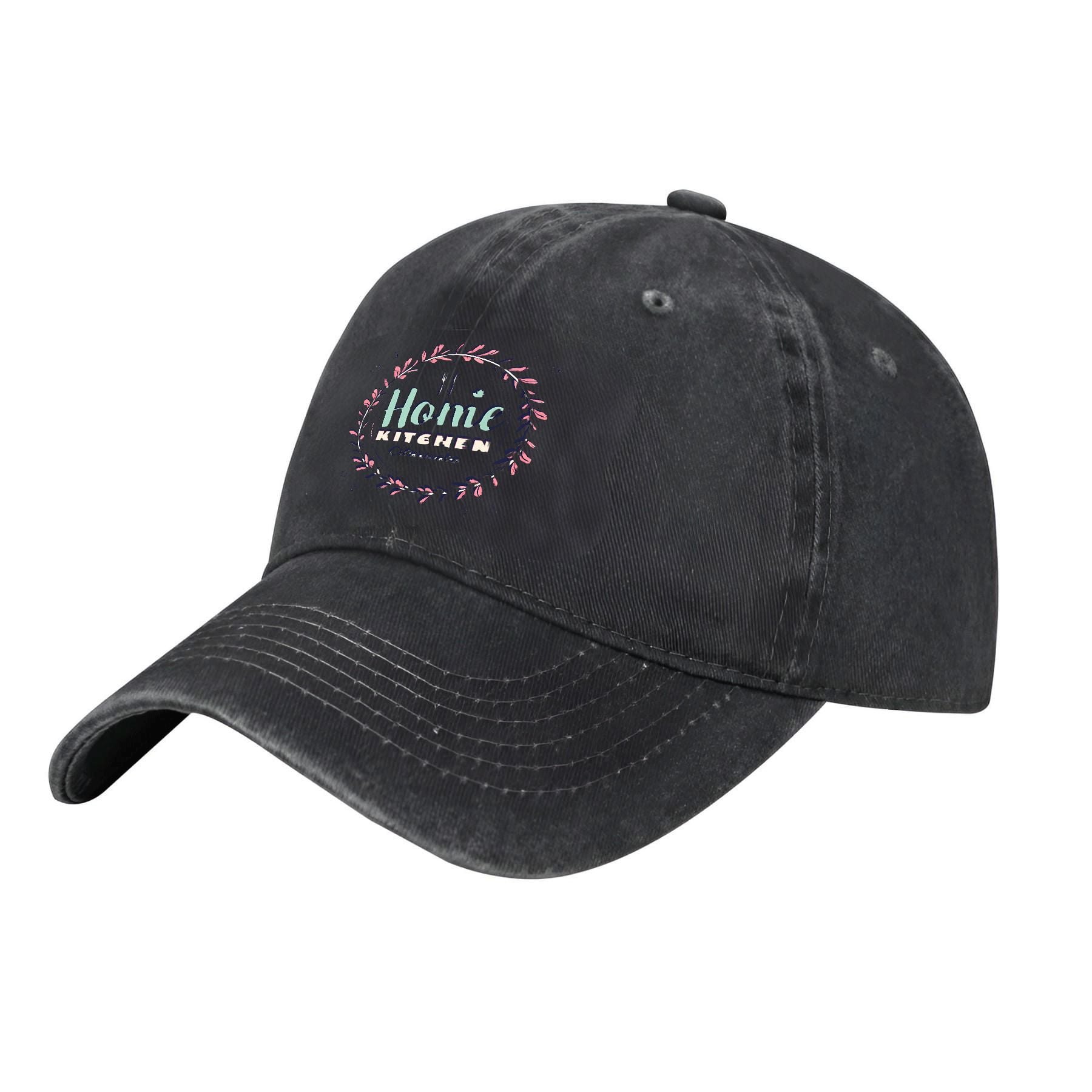 Adjustable Vintage Cotton Washed Distressed Baseball Cap - Stylish ' Honic Kitchen ' with Pink ...