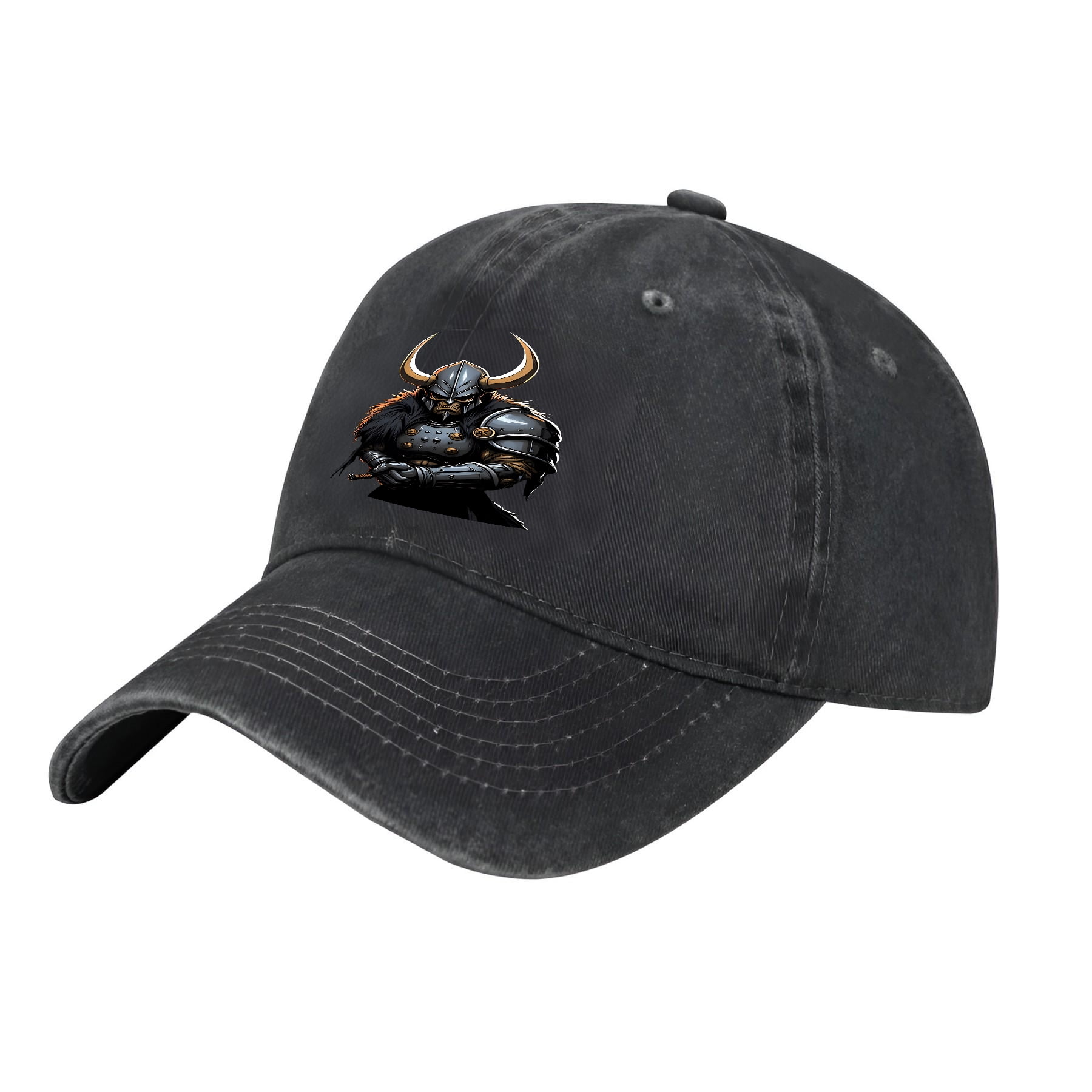 Adjustable Vintage Cotton Washed Distressed Baseball Cap with Bold ...