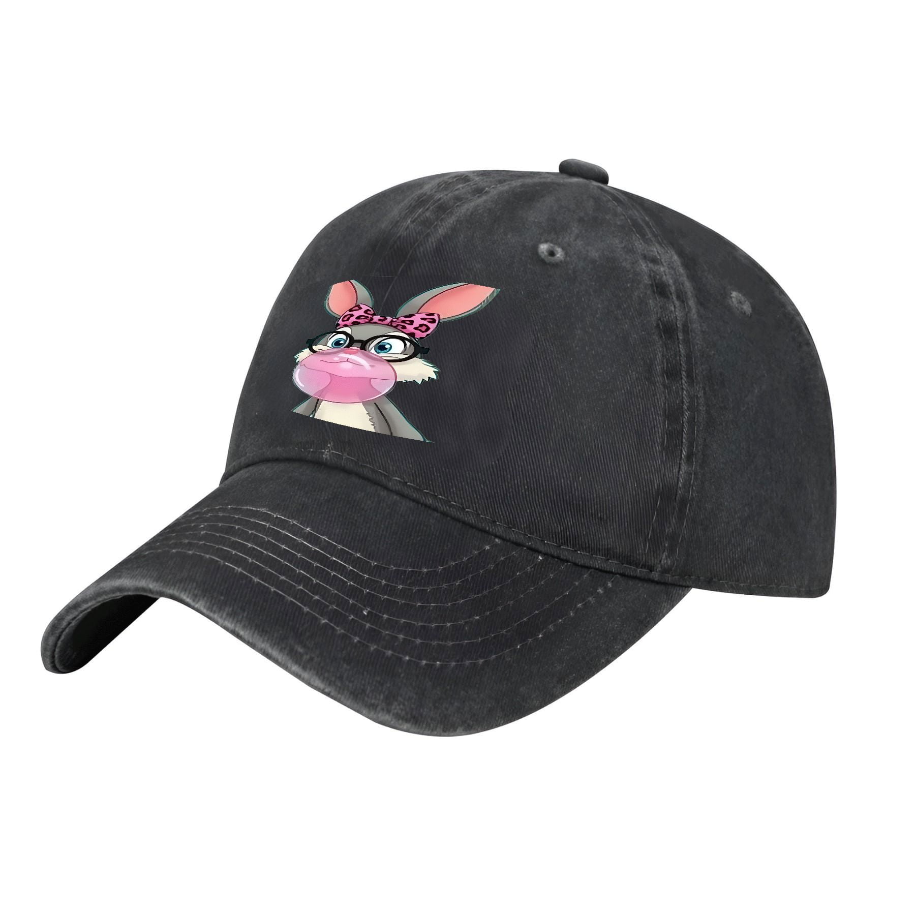 Adjustable Vintage Cotton Washed Distressed Baseball Cap with Cartoon ...