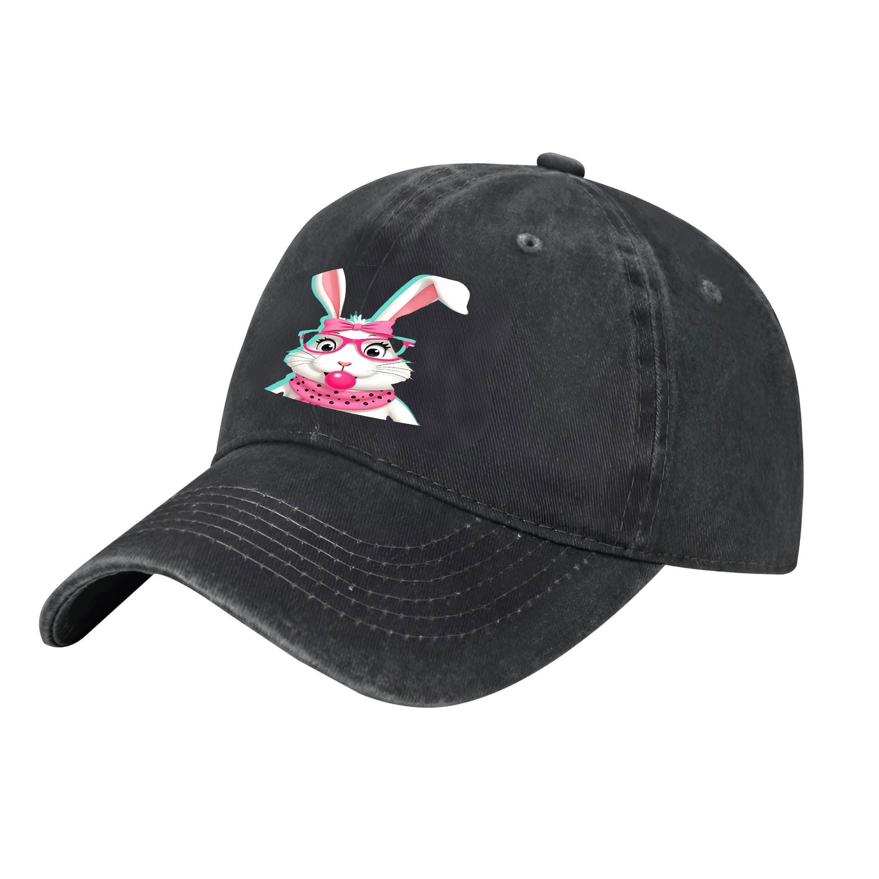 Adjustable Vintage Cotton Washed Distressed Baseball Cap with Colorful ...