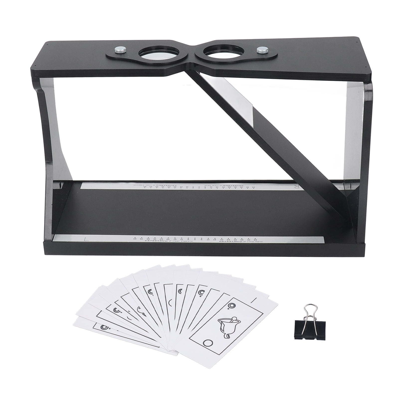 Adjustable Visual Tester, Double Black Column Oblique Stereoscope ...