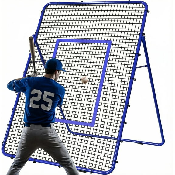 7x4 FT Multi-Sport Rebounder Net – Adjustable Training Net for ...