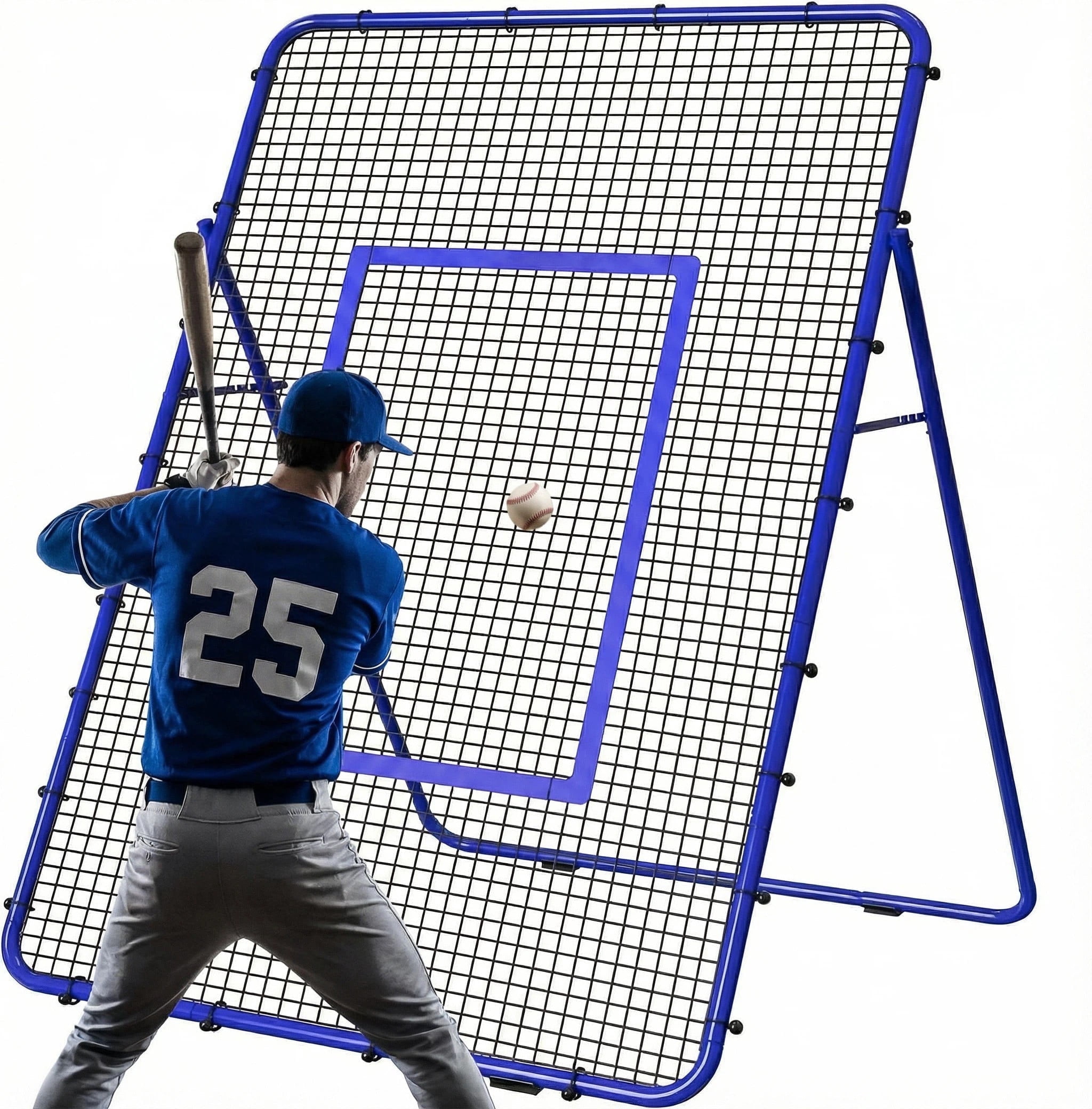BTY Adjustable PE Mesh Baseball Net 7x4 ft, Multi-Sport Training ...