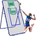 Adjustable Volleyball Rebounder Net 7x4 FT, Steel Frame & High-Tension ...