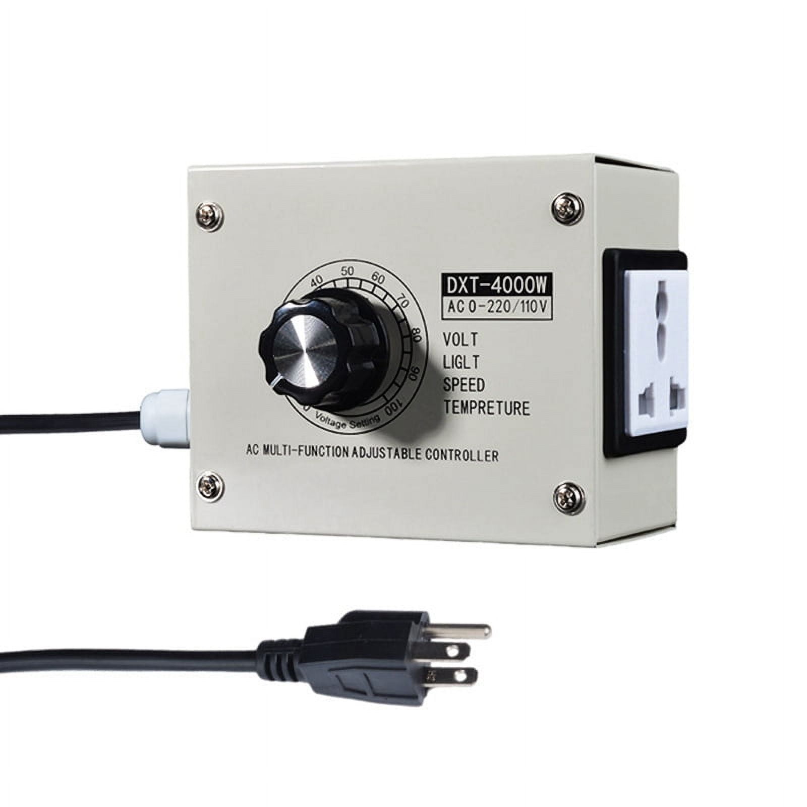 Adjustable Voltage Regulator 4000W SCR Dimmer Speed Temperature ...
