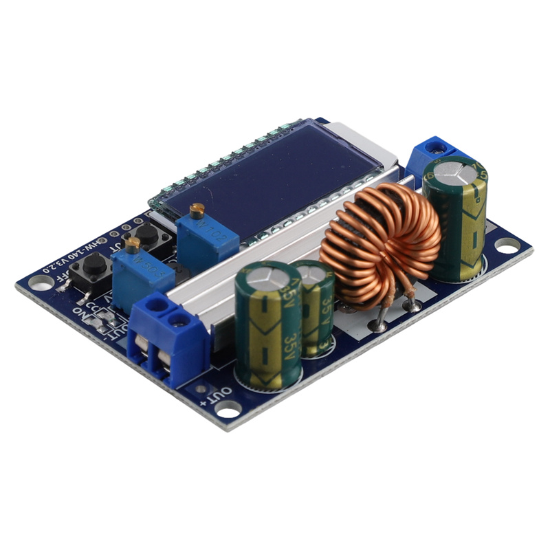 Adjustable Voltage Regulator Module with LCD Display, Versatile Step-Up ...