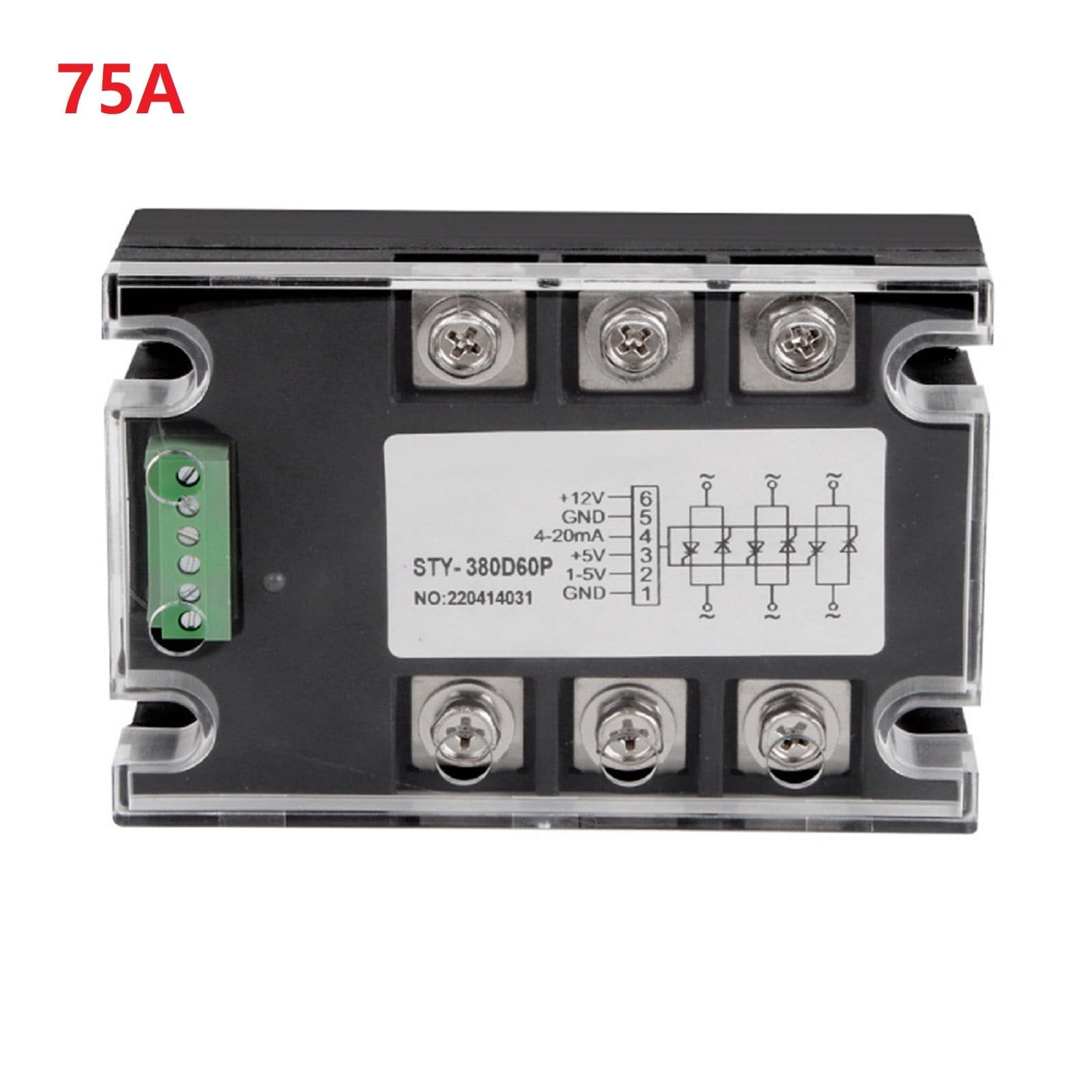 Adjustable Voltage Three Phase Ac Voltage Regulator Module 380V 40A ...