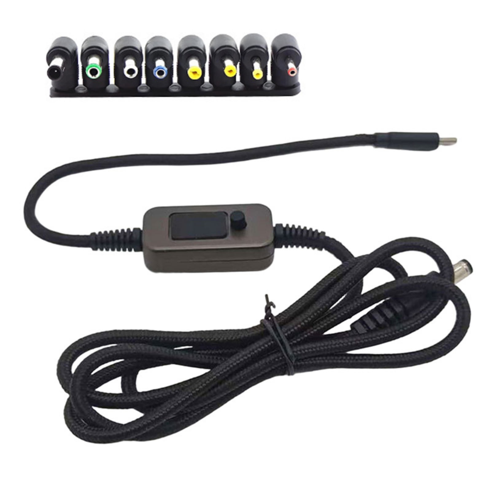 Adjustable Voltages USB C To DC5521 Charging Cable PD100W With 8 ...