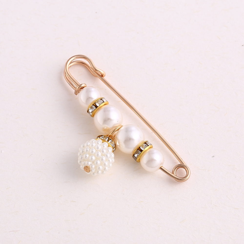Adjustable Waistband Pin Brooch Clip Anti Exposure Buckle White ...