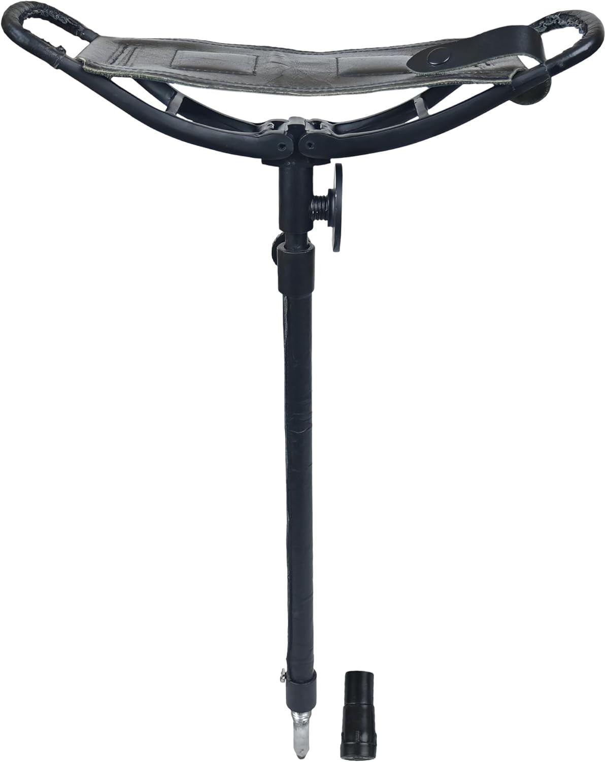 Adjustable Walking Stick with Seat Spectator Leather Walking Seats ...