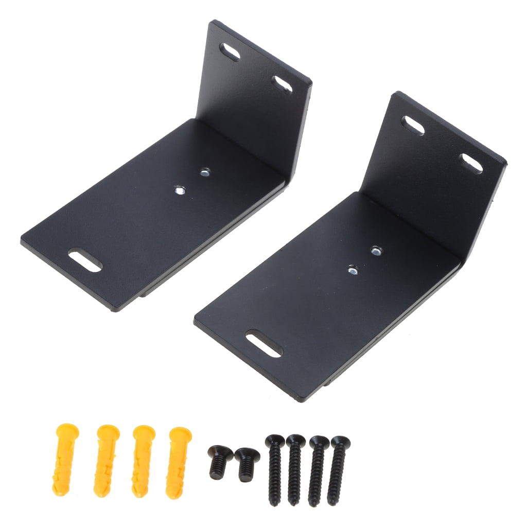 Adjustable Wall Mount Bracket set for Soundbar Space Saving L Shaped ...