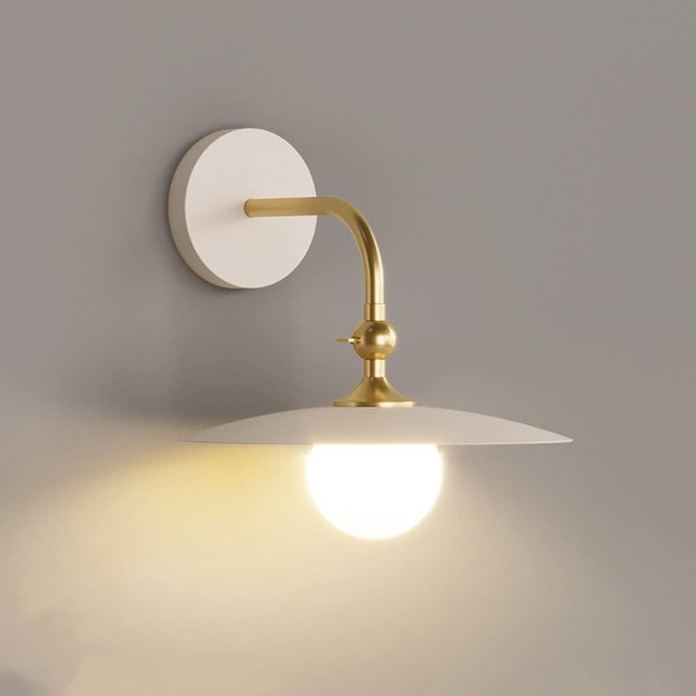 Adjustable Wall Sconce Light Bedside Wall Lamp White Headboard Sconces ...