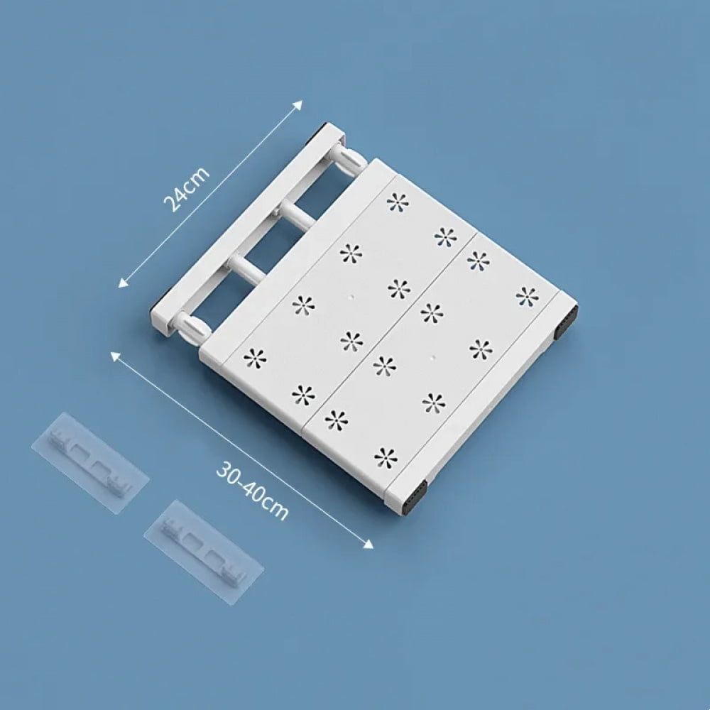 Adjustable Wardrobe Layering Partition Retractable Shelf Cabinet ...