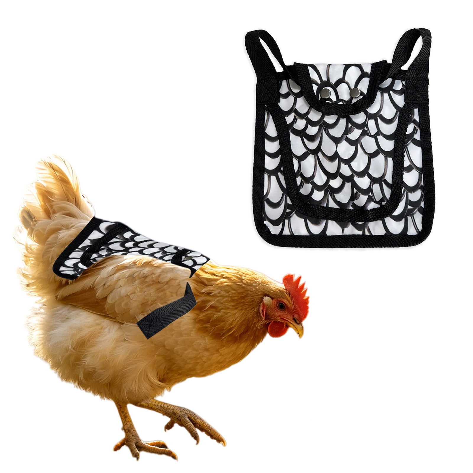 Adjustable Washable Hen Saddle Poultry Back Protector Apron, Anti-Peck ...