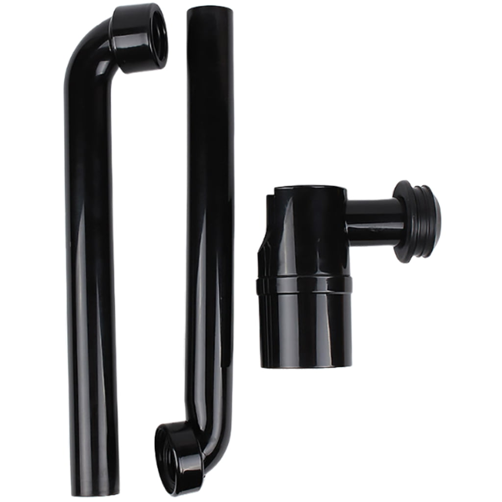 Adjustable Washbasin Siphon 1/4Inch Space Saving Sink Waste Sink Waste ...