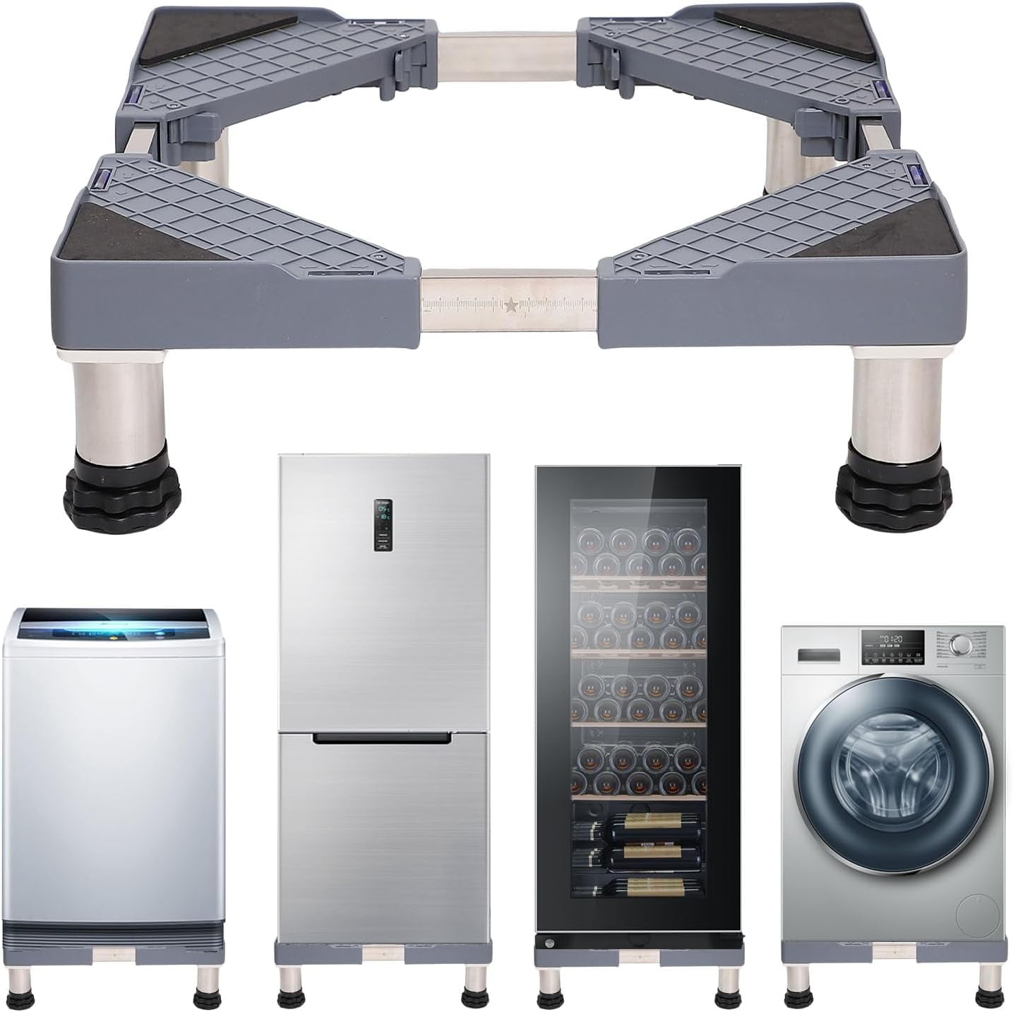 Adjustable Washer Stand- Refrigerator Stand-Mini Fridge Stand- Dryer ...