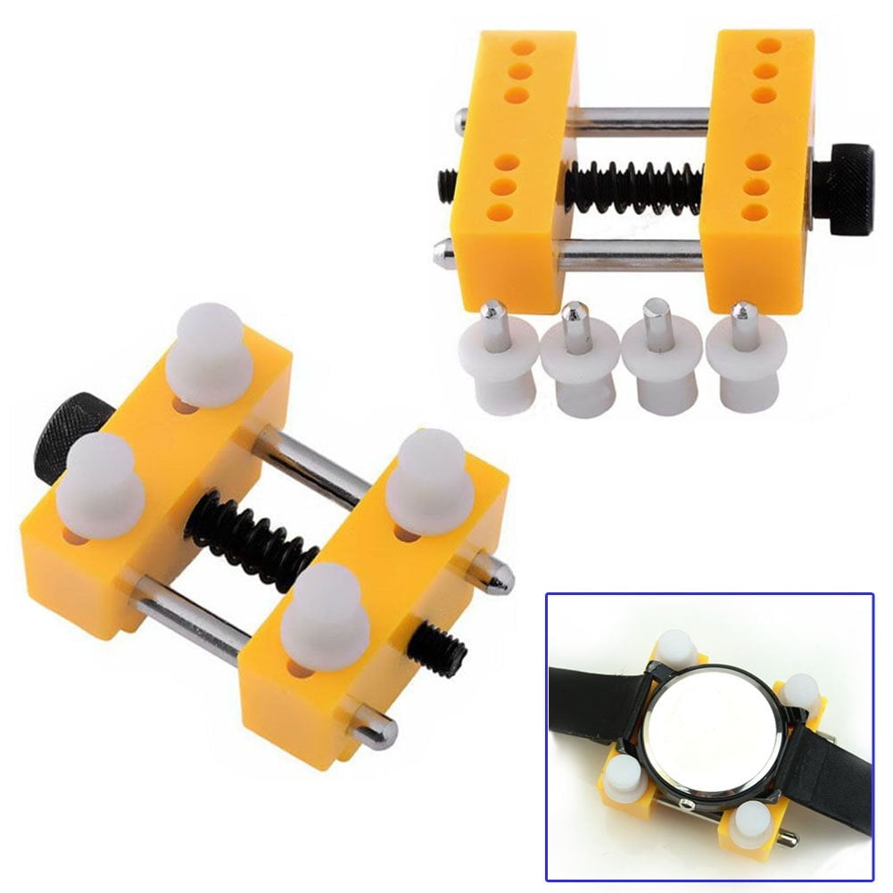 Adjustable Watch Back Case Opener & Holder Set – Precision Tool for ...