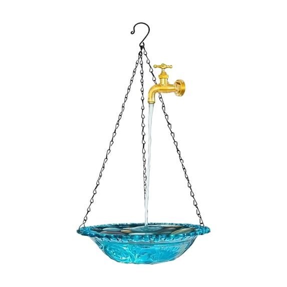 Adjustable Water Flows Outdoor Bird Feeder USB Power Easy Setups Bird ...