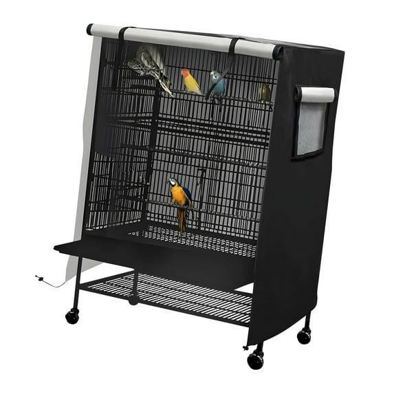 Adjustable Water Resistant Outdoor Dustproof Bird Cage Protective Cover ...